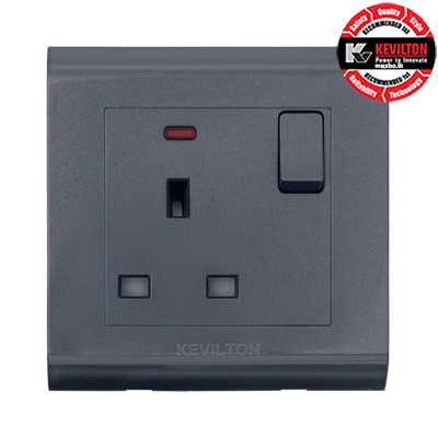 Kevilton Modular 13A Socket With Neon Black - Buy in Maxbo Lanka Sri Lanka